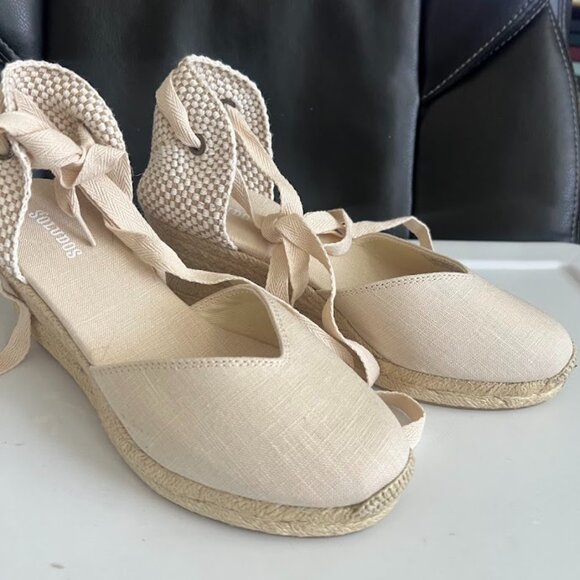Saludos | Shoes | Soludos Espadrille Wedges Platform Comfort Ankle ...